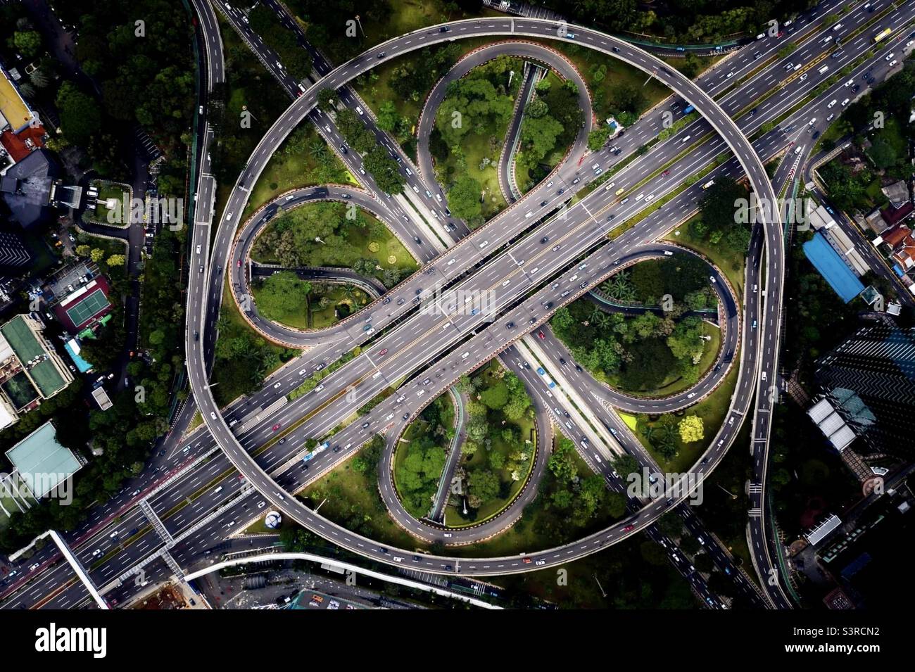 Semanggi interchange jakarta Indonesia Stock Photo - Alamy
