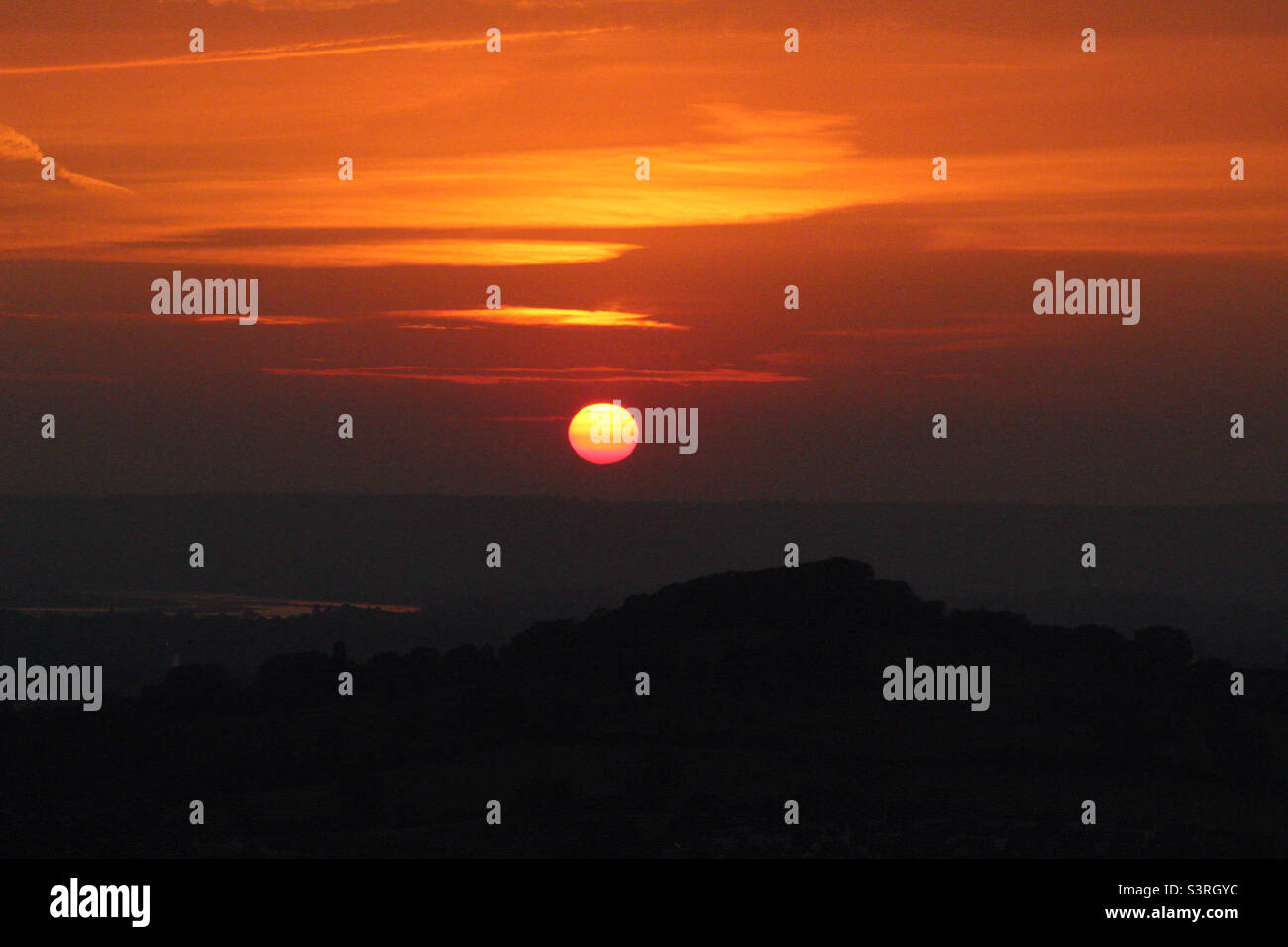 Sunset from the hill hi-res stock photography and images - Alamy