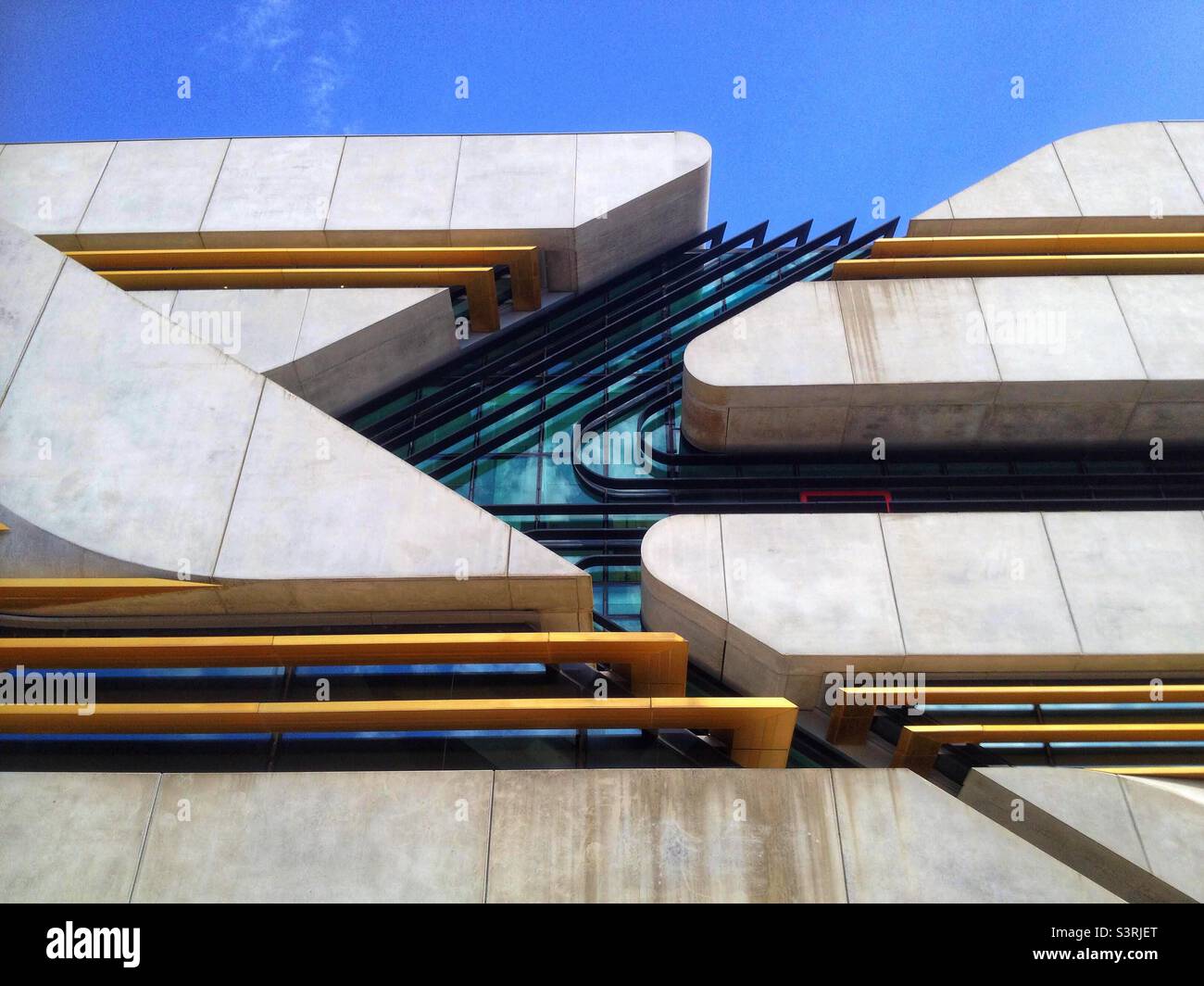 Departmental archives, Pierres Vives district. Montpellier, Occitanie ...