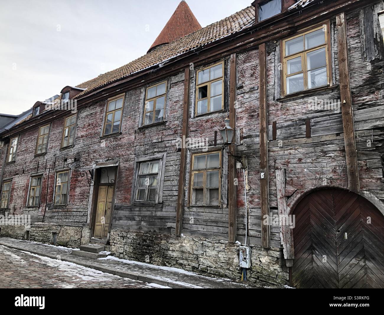 Run down building texture hi-res stock photography and images - Alamy