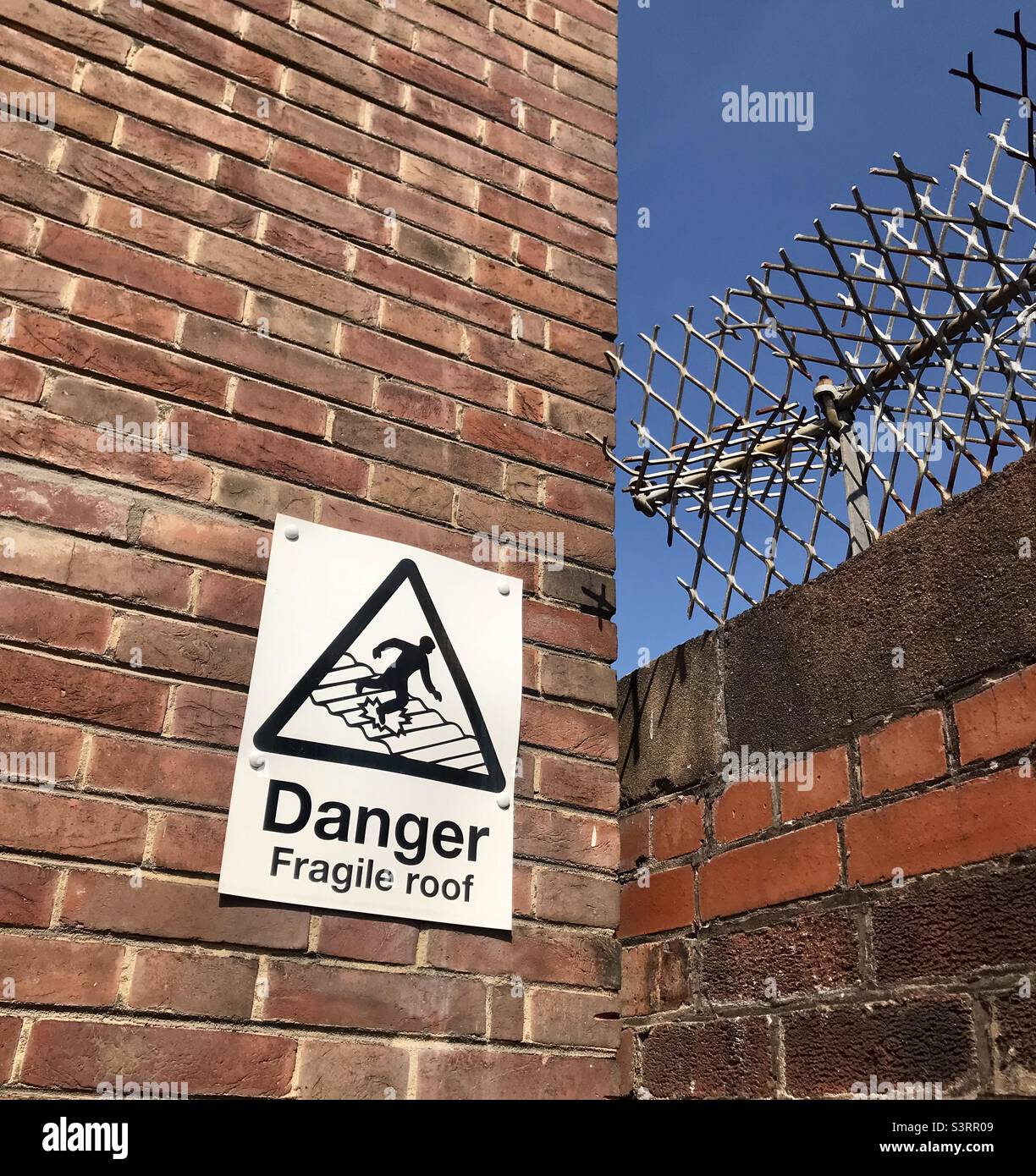 Bricks danger hi-res stock photography and images - Alamy