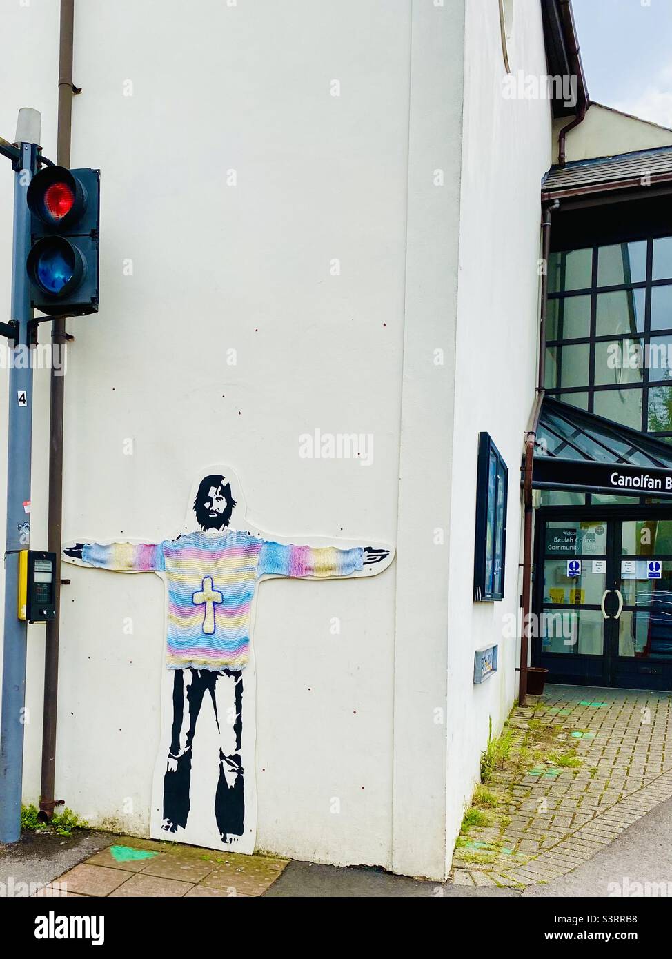 Jesus street art hi-res stock photography and images - Alamy
