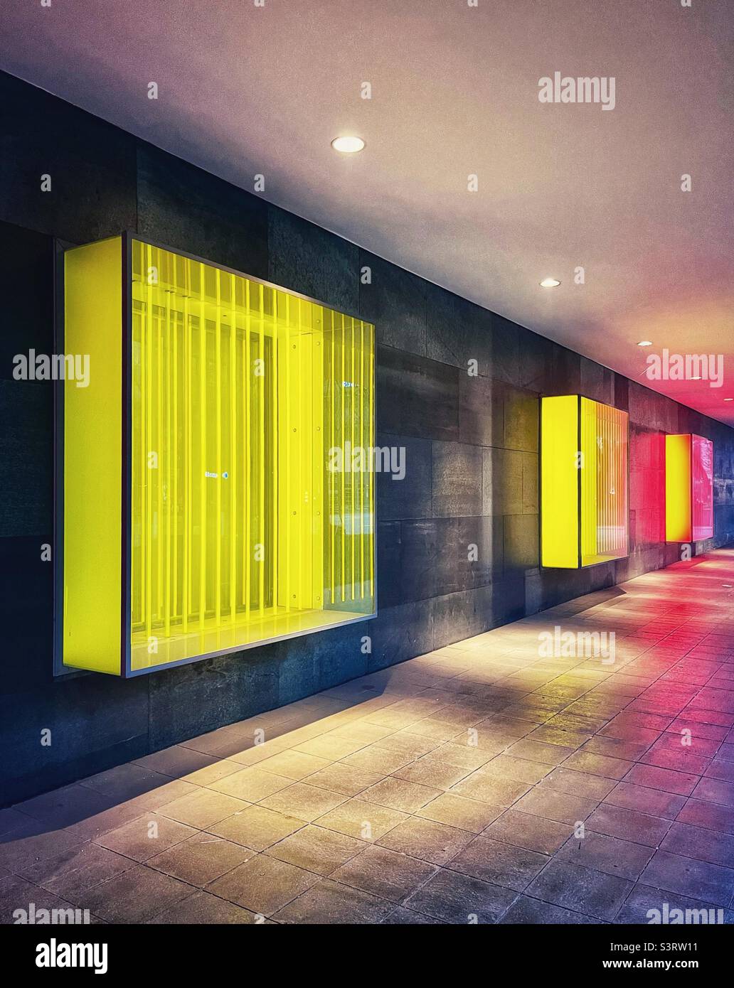 Illuminated hallway hi-res stock photography and images - Alamy