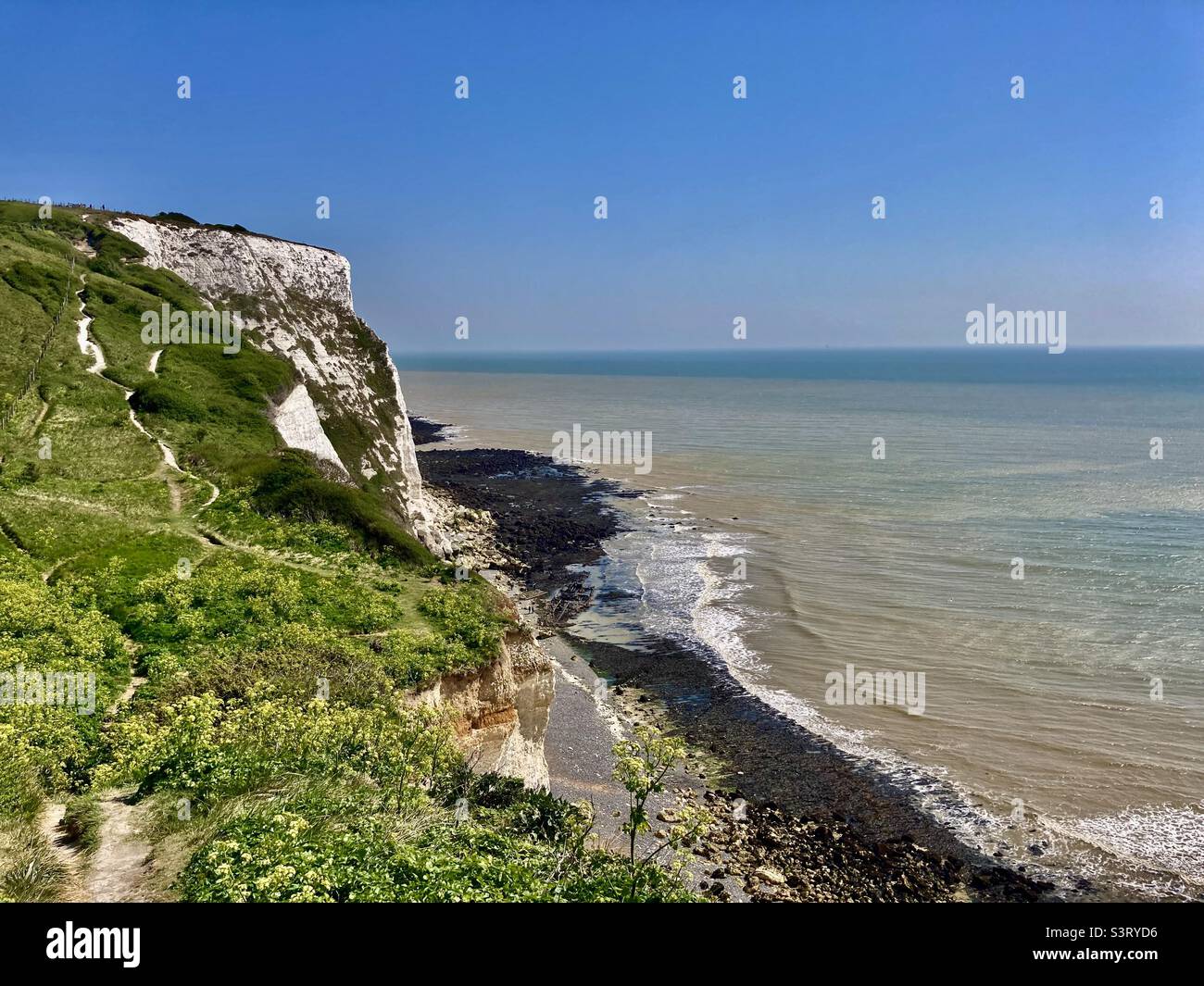The white cliffs of Dover Stock Photo - Alamy
