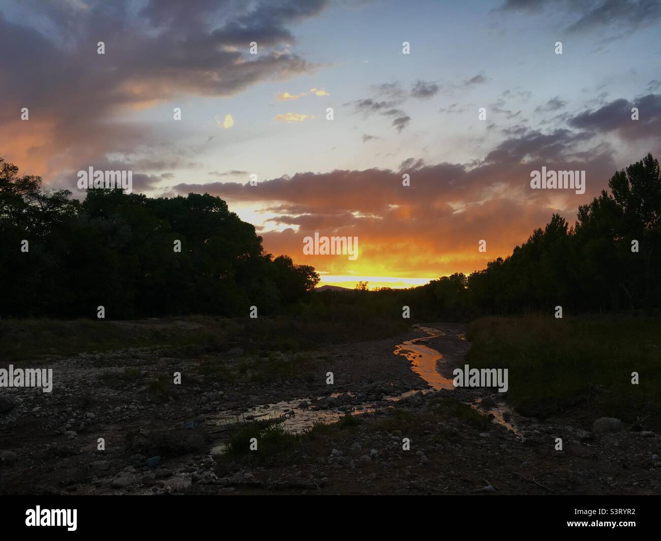 Sunset new mexico hi-res stock photography and images - Alamy