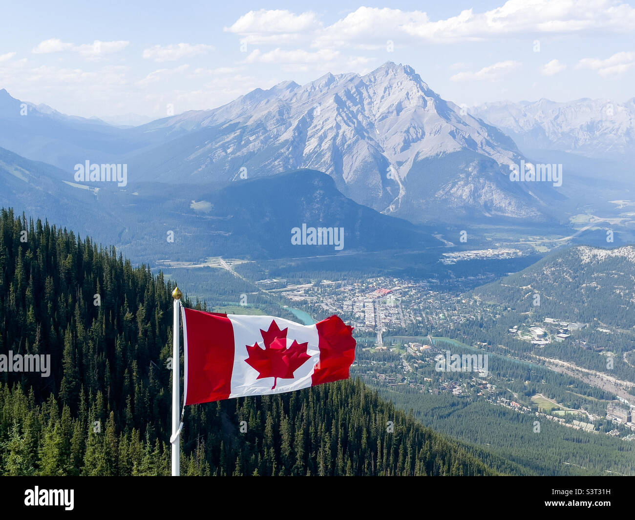 Canada flag alberta hi-res stock photography and images - Alamy