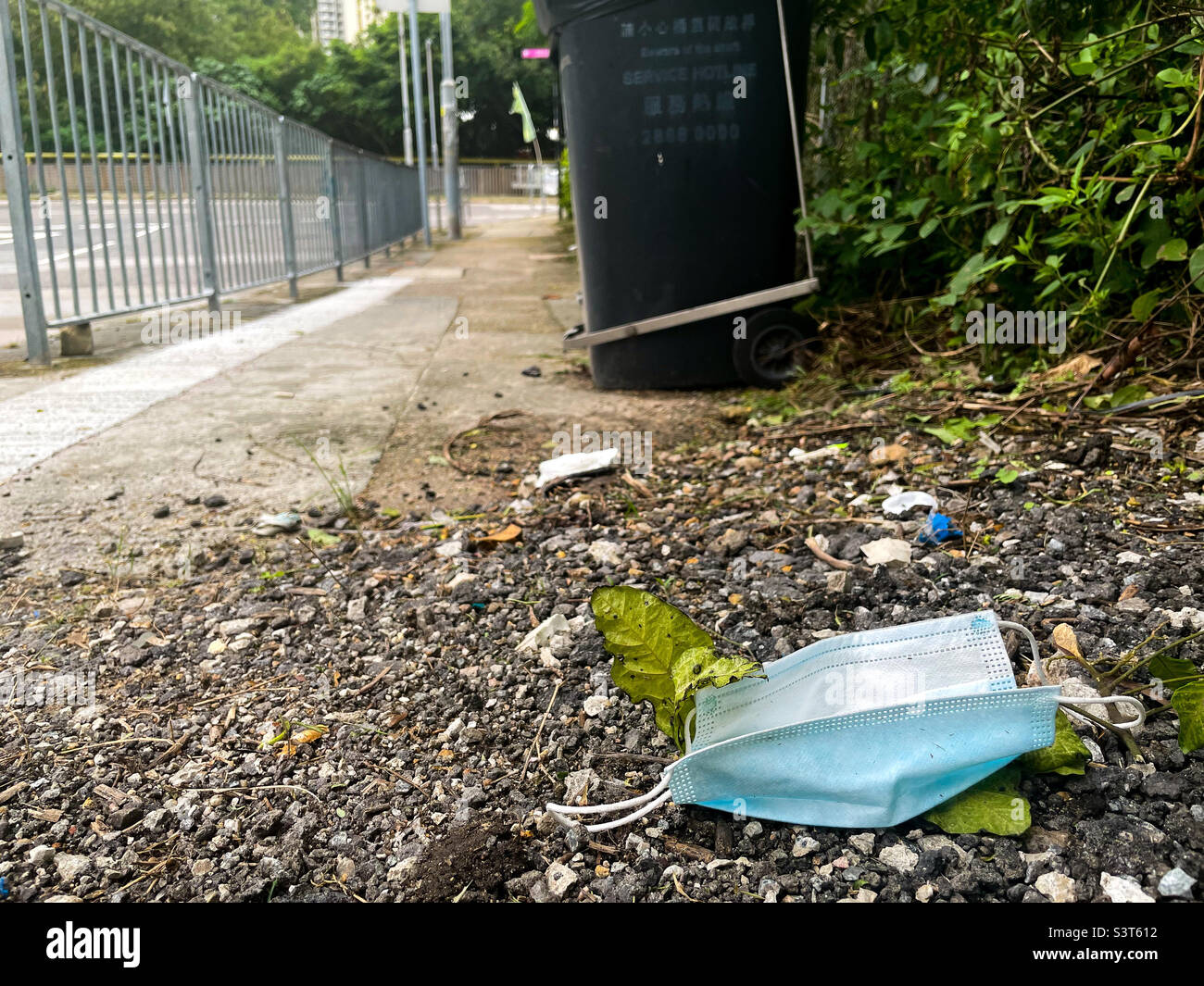 COVID-19 Environmental Impact - Discarded Masks Stock Photo - Alamy