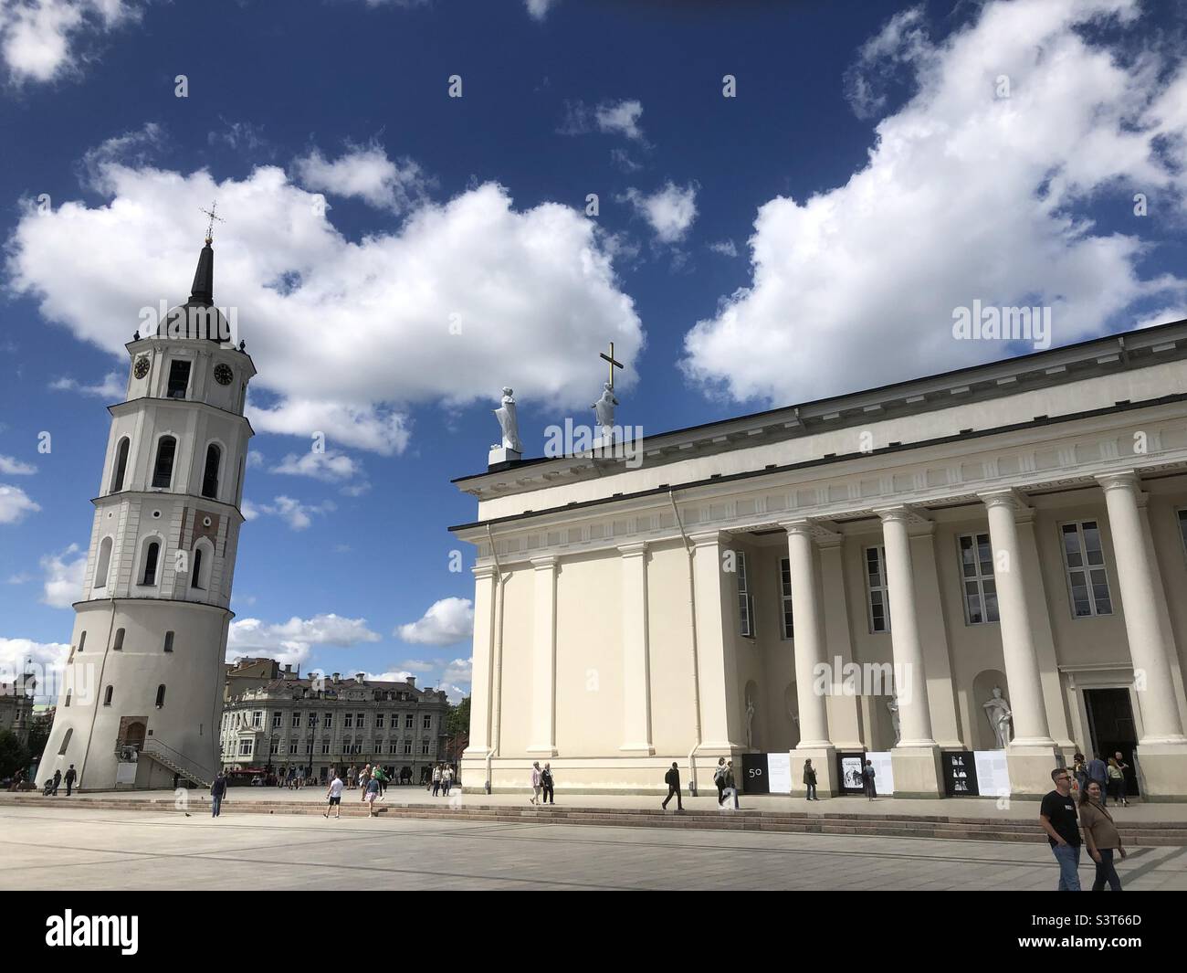 The glorious Vilnius Cathedral Square Stock Photo - Alamy