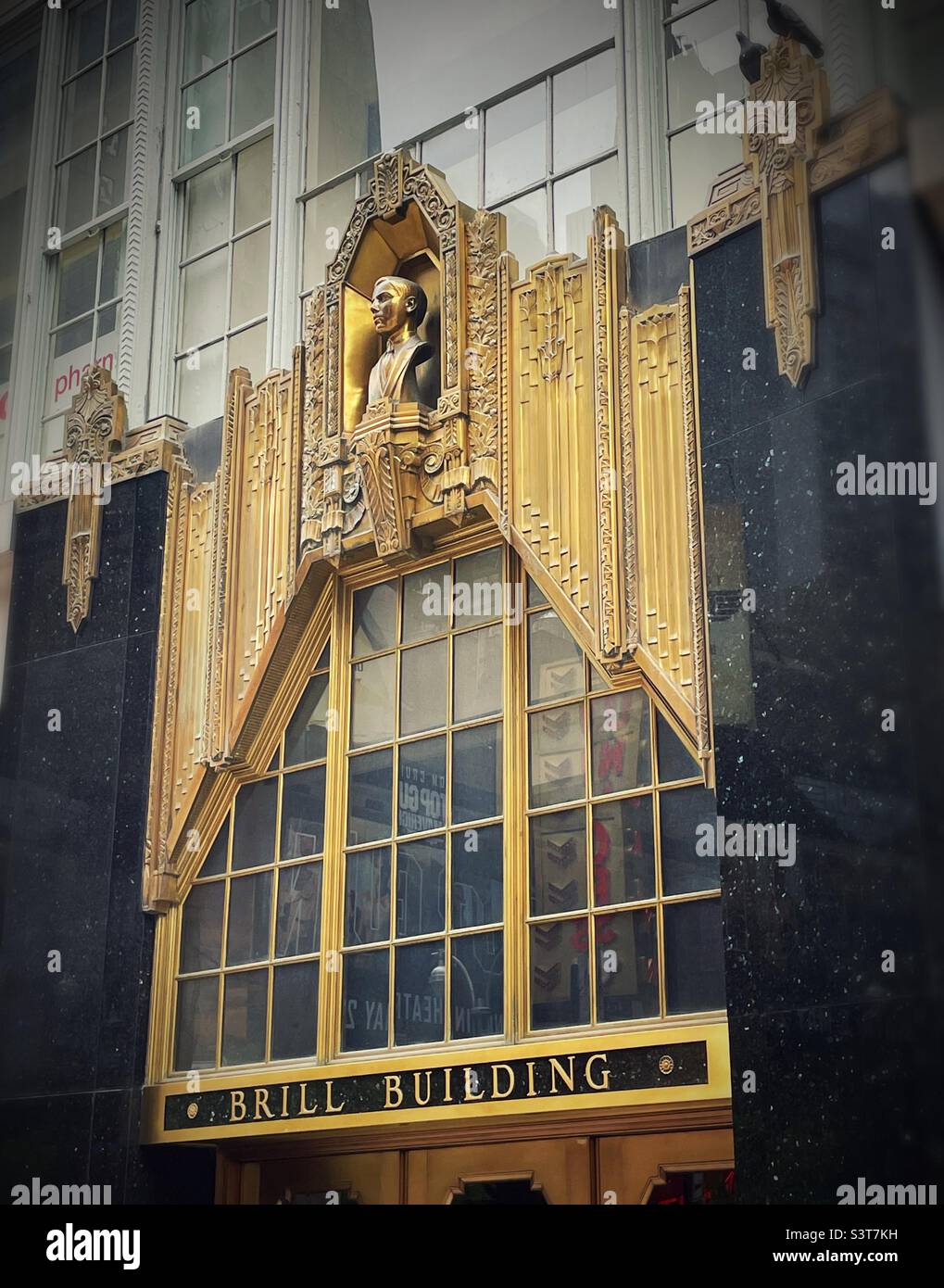 The brill building in Times Square is in an historic landmark of the ...