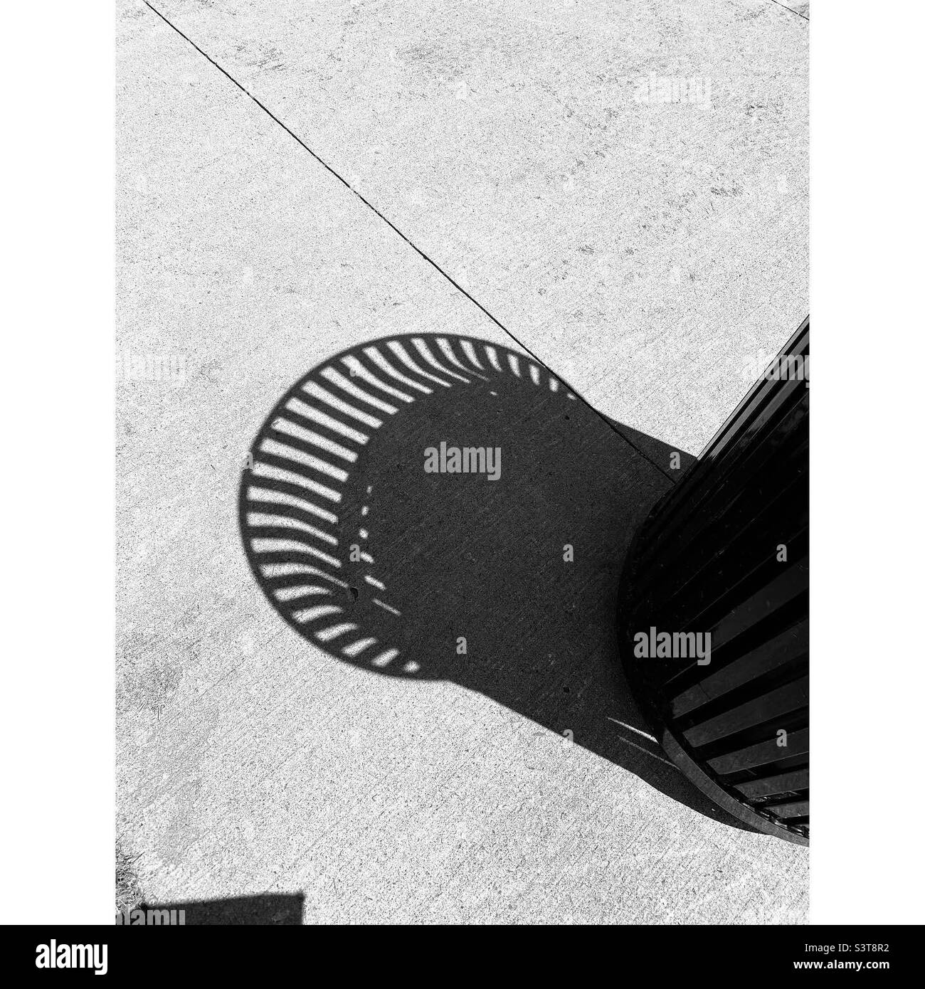 Shadow pavement Black and White Stock Photos & Images - Alamy