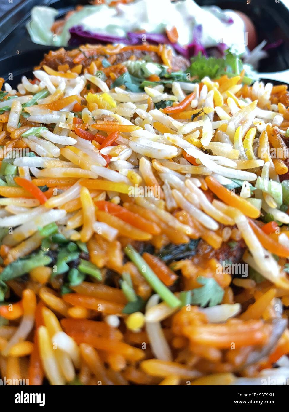 Indian takeaway rice hi-res stock photography and images - Alamy