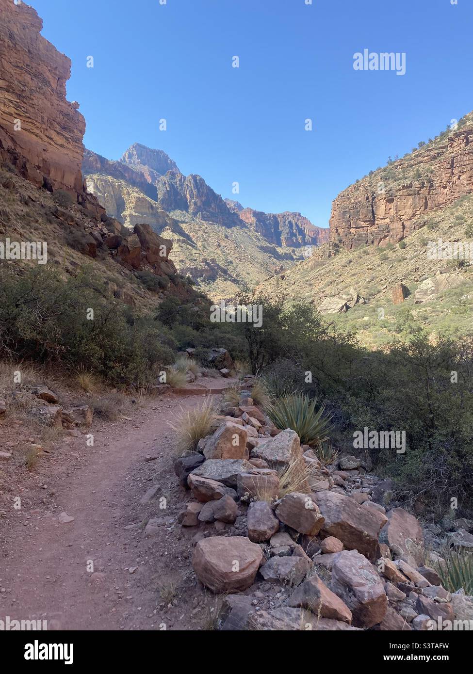 Rim to Rim Hike - Grand Canyon Stock Photo - Alamy