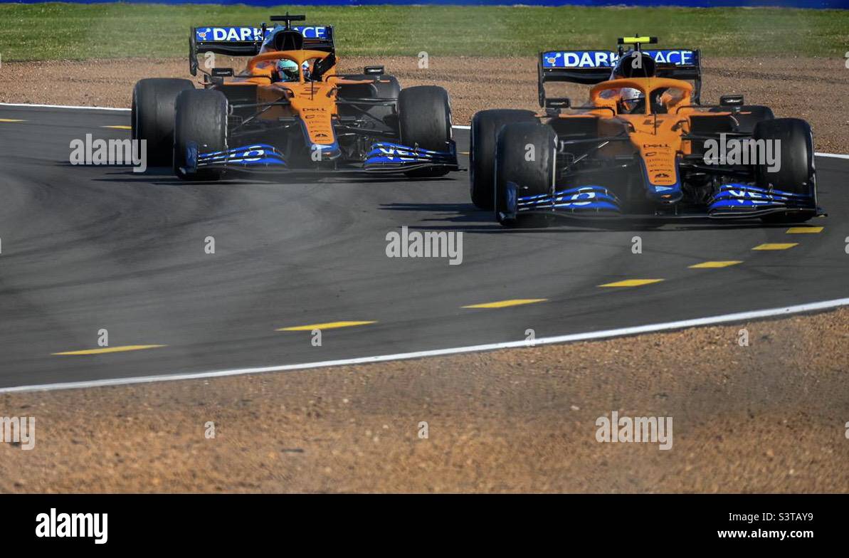 Lando norris silverstone 2021 hi-res stock photography and images - Alamy