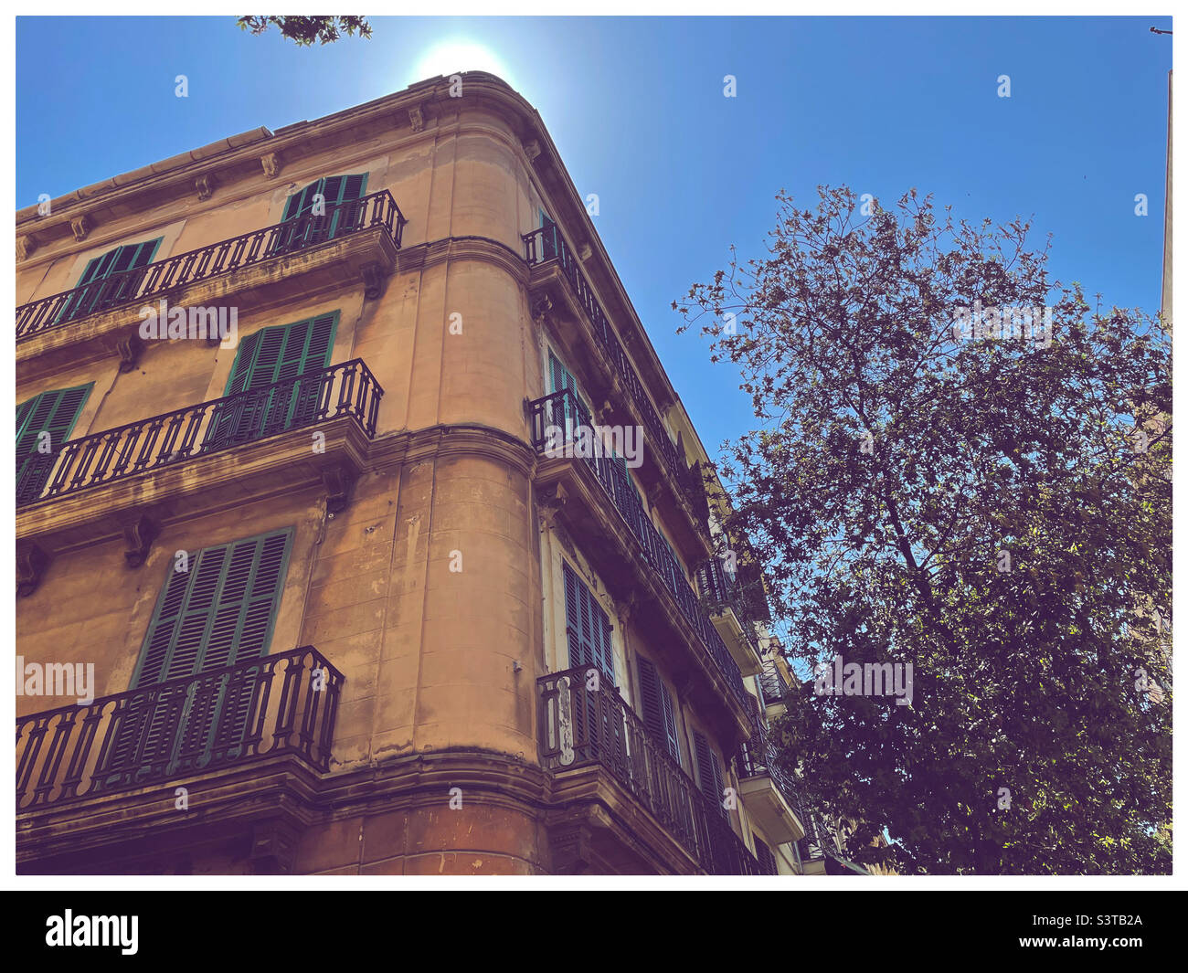 Palma buildings, Mallorca Stock Photo - Alamy