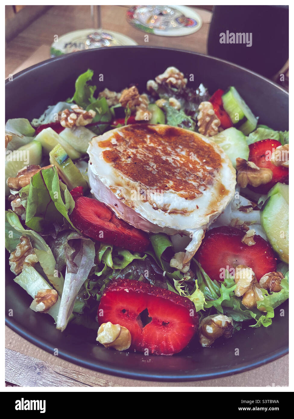 Goats cheese salad Stock Photo - Alamy