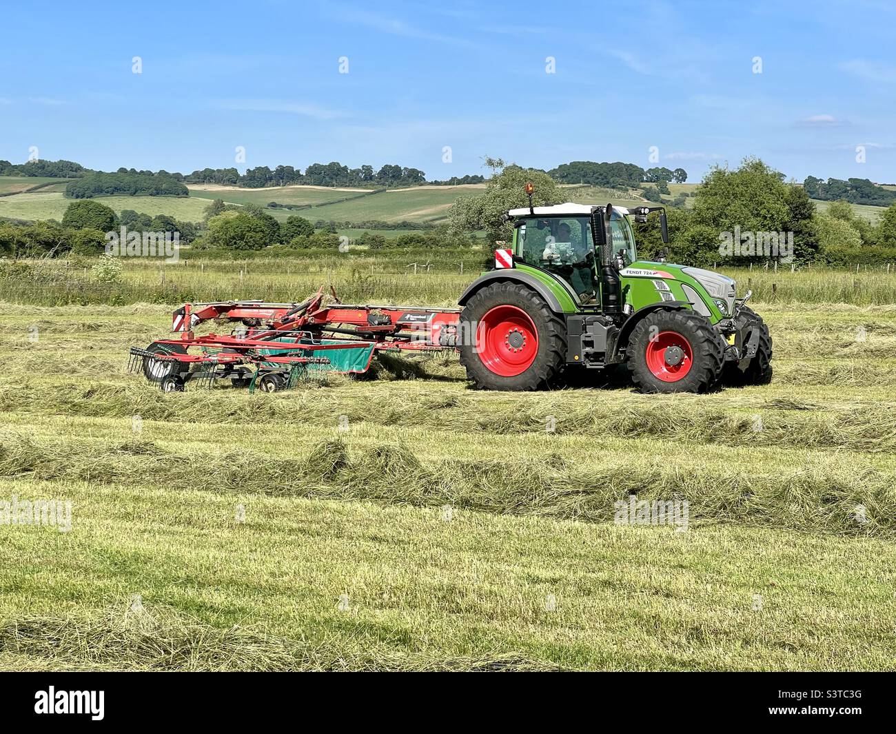 Kverneland rotary rake hi-res stock photography and images - Alamy