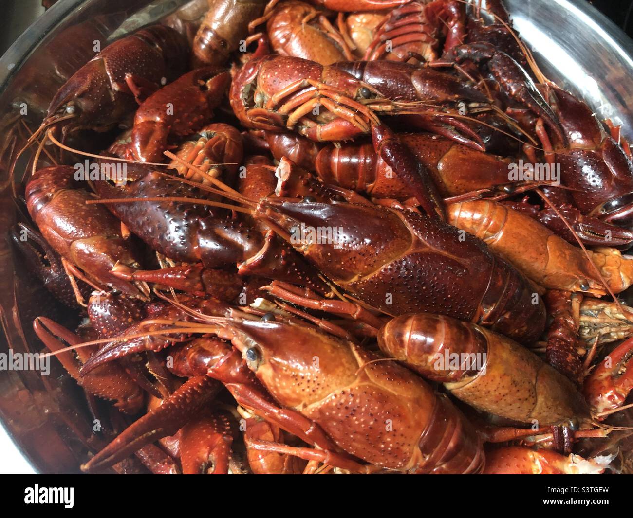 Crawfish lobster seafood butter beer hi-res stock photography and ...