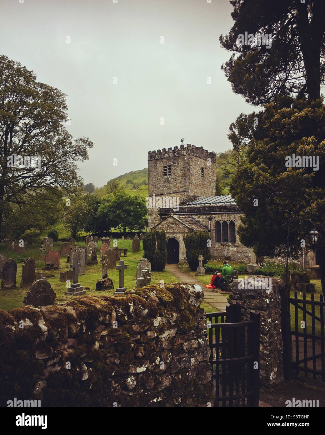 St Michael and All Angels Curch, Hubberholme, Yorkshire Dales Stock ...