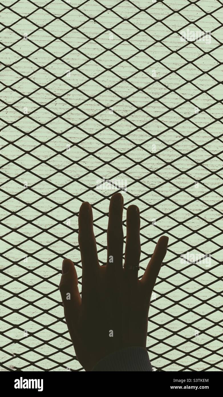 Hand silhouette hi-res stock photography and images - Alamy