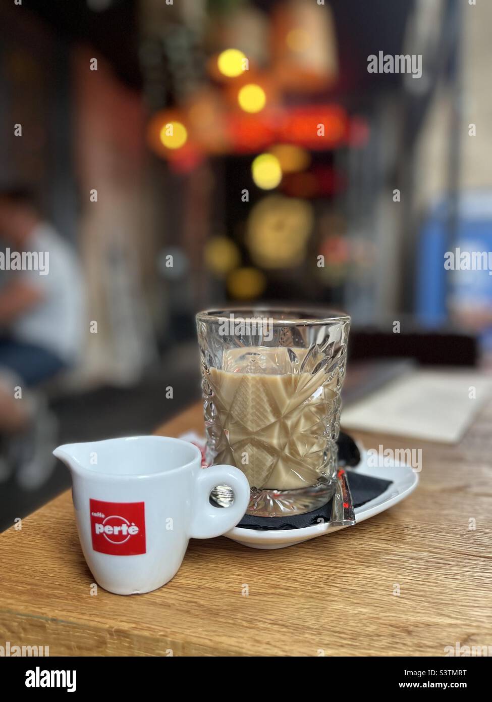 Coffee in a café, Budapest, Hungary Stock Photo - Alamy