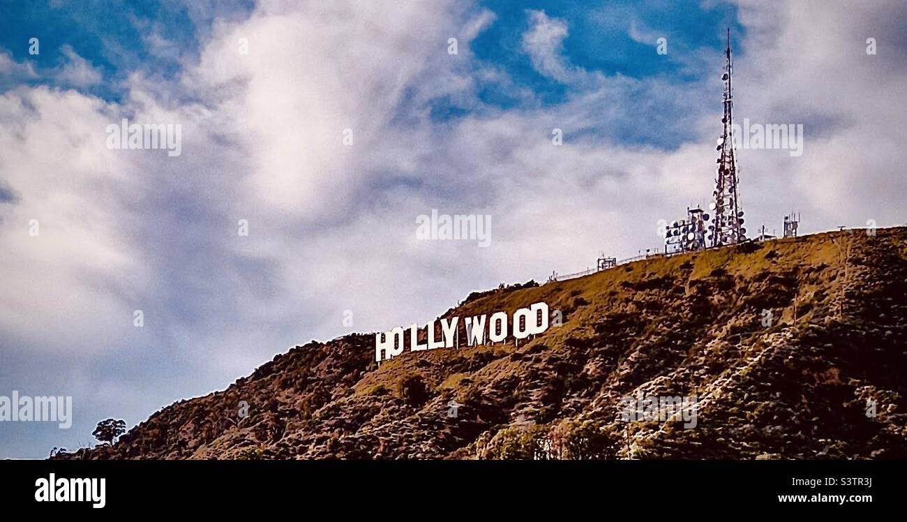 Los angeles hollywood sign re hi-res stock photography and images - Alamy