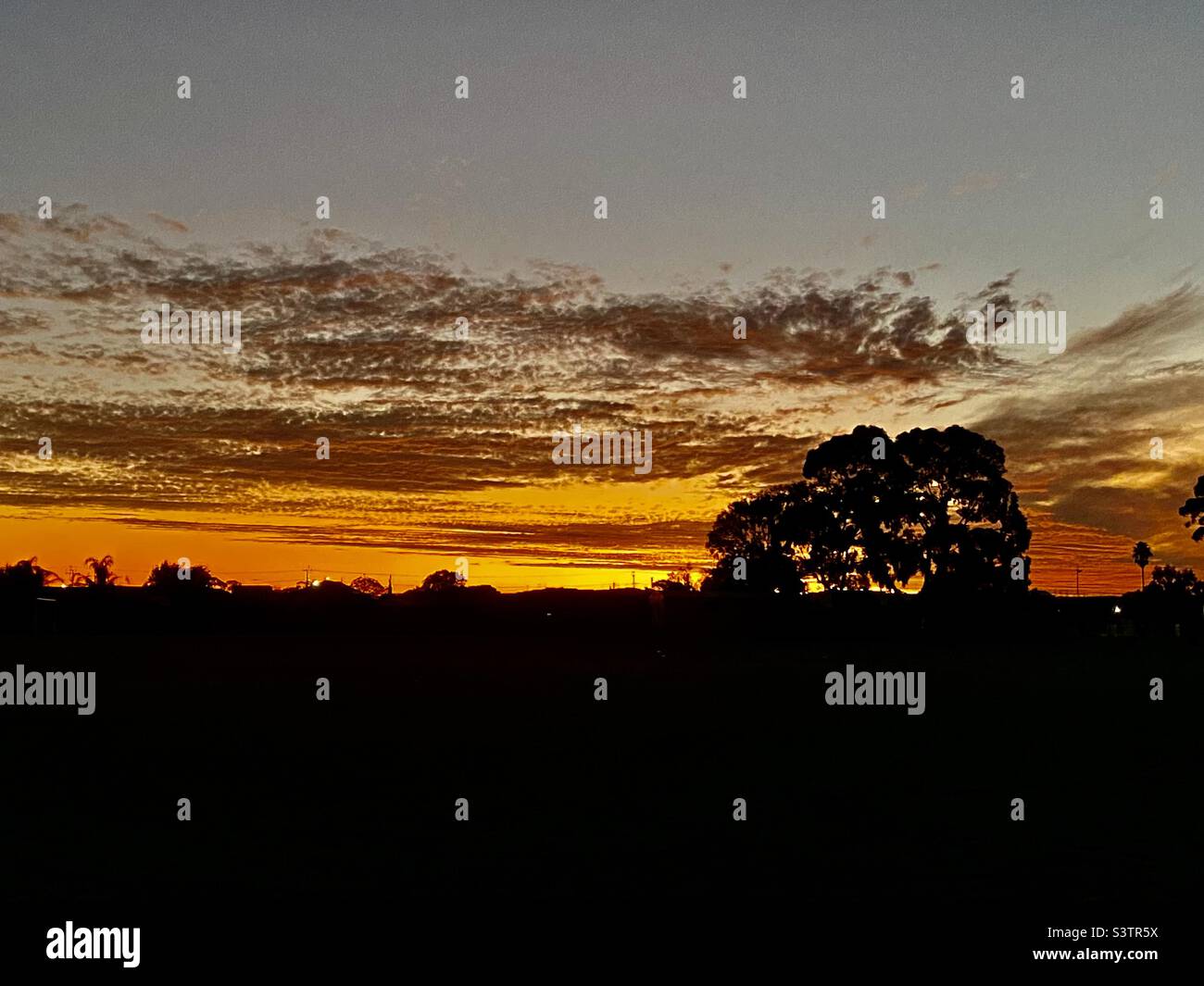 Colourful sunset , Adelaide, Australia Stock Photo - Alamy