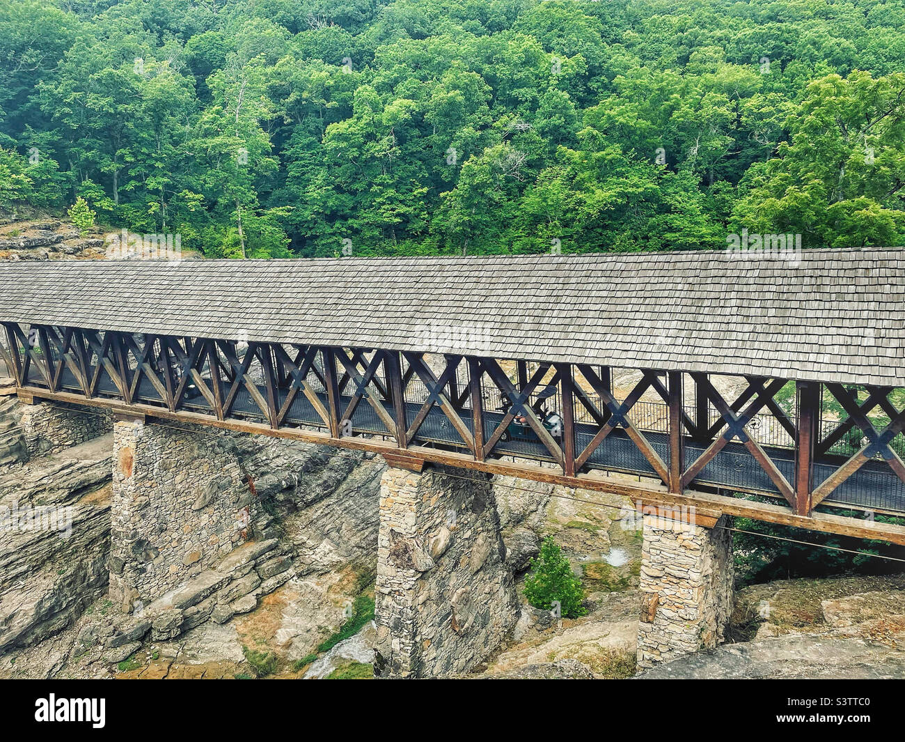 Cedar bridge hi-res stock photography and images - Alamy