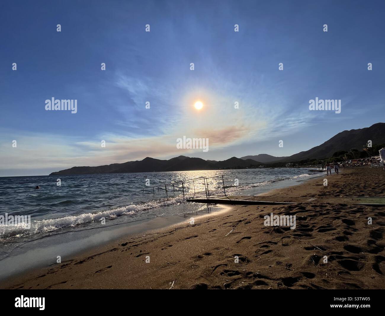 2022 July Smoke of the Forest fire at Datca, Turkiye Stock Photo - Alamy