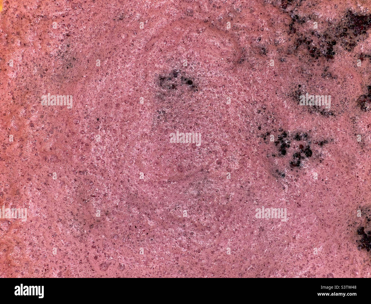 Fermentation of red wine bubbles and juice Stock Photo - Alamy