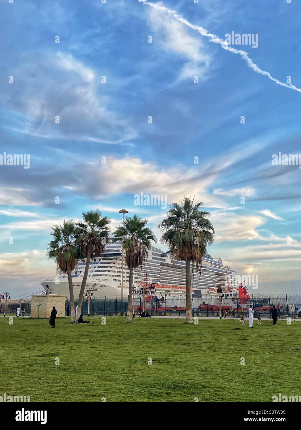 Ship Restaurant in Yanbu city in Saudi Arabia Stock Photo - Alamy