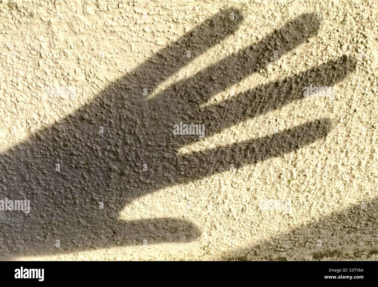 Shadow hand hi-res stock photography and images - Alamy