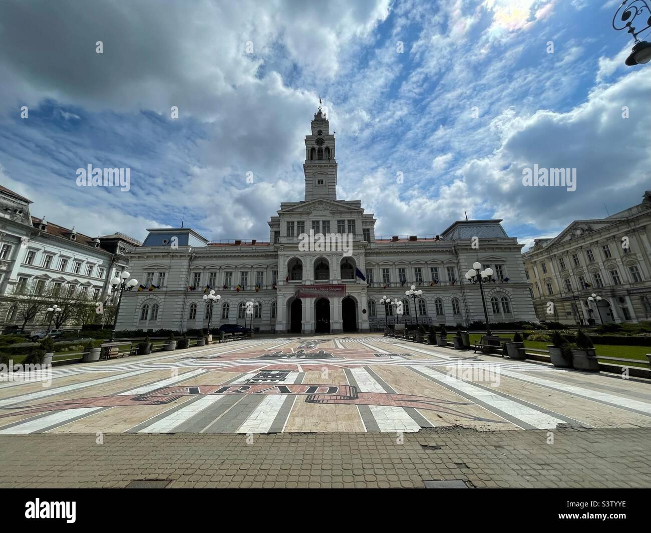 Arad city hall hi-res stock photography and images - Alamy