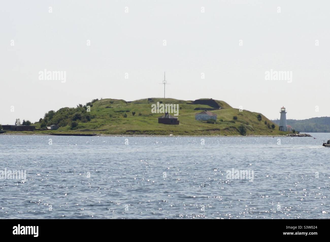 Historic George Island as seen from Halifax Harbour Stock Photo - Alamy