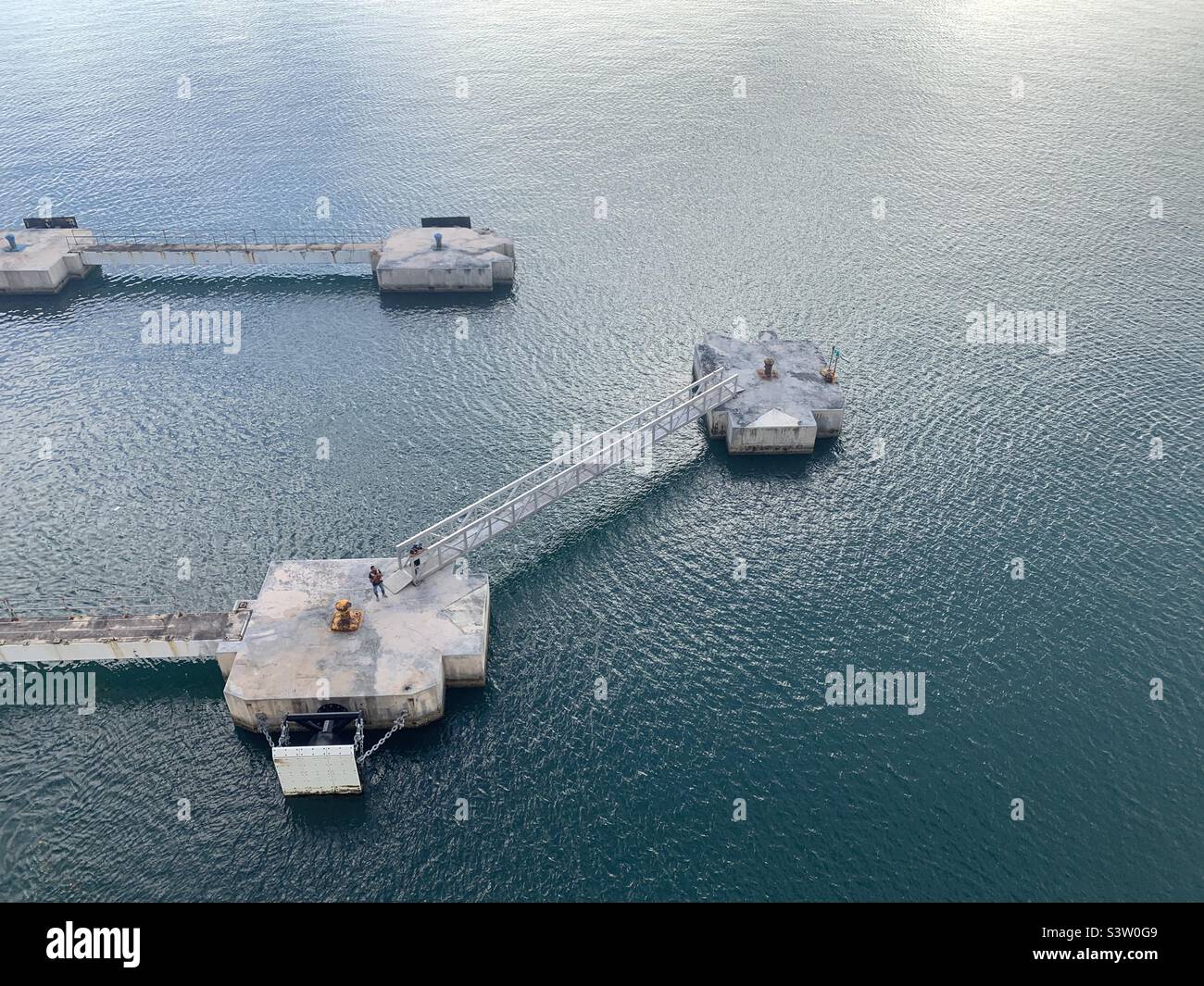March, 2022, approaching the pier, Port of San Juan, San Juan, Puerto ...