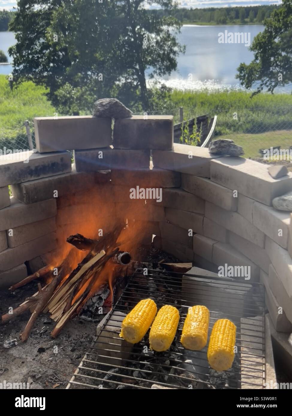 Corn fire hi-res stock photography and images - Alamy