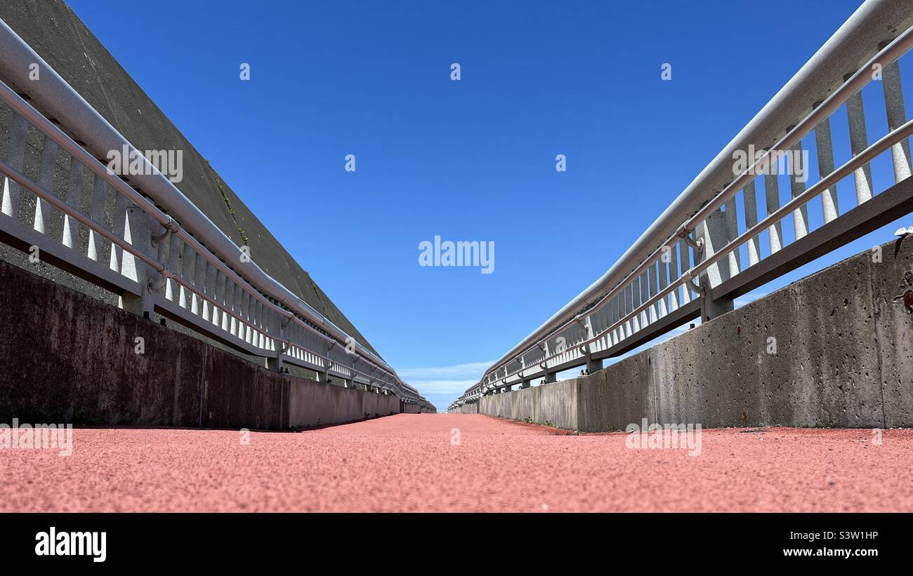 Red path leads to infinity Stock Photo - Alamy