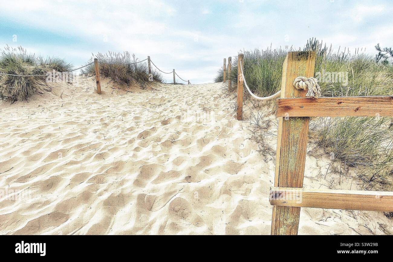 Canford Cliffs at Poole, Dorset Stock Photo - Alamy