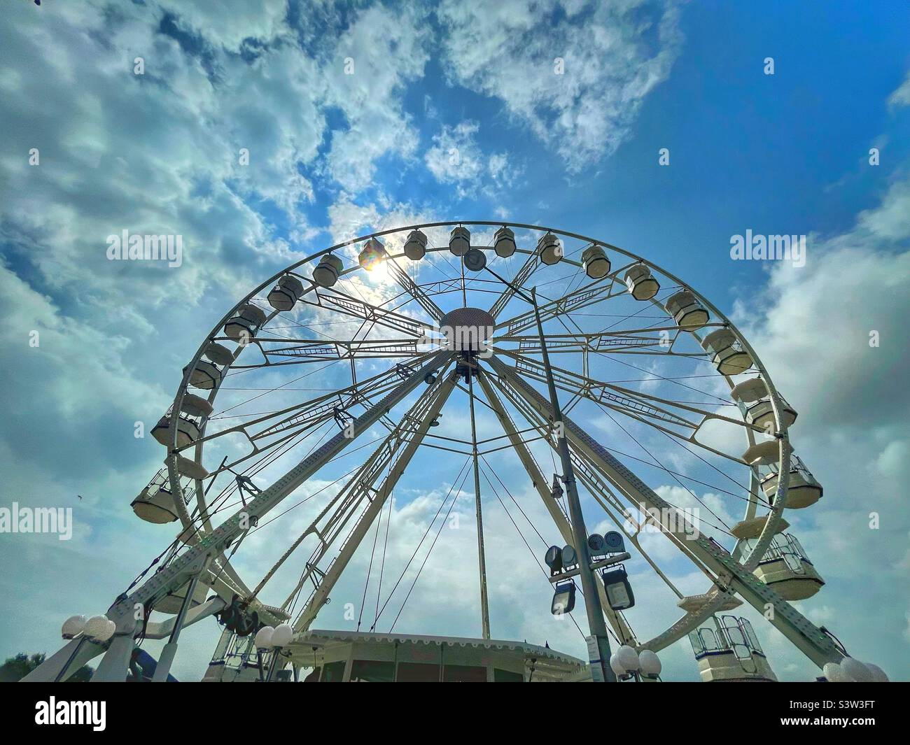 Ferris wheel in cardiff bay Stock Photo - Alamy