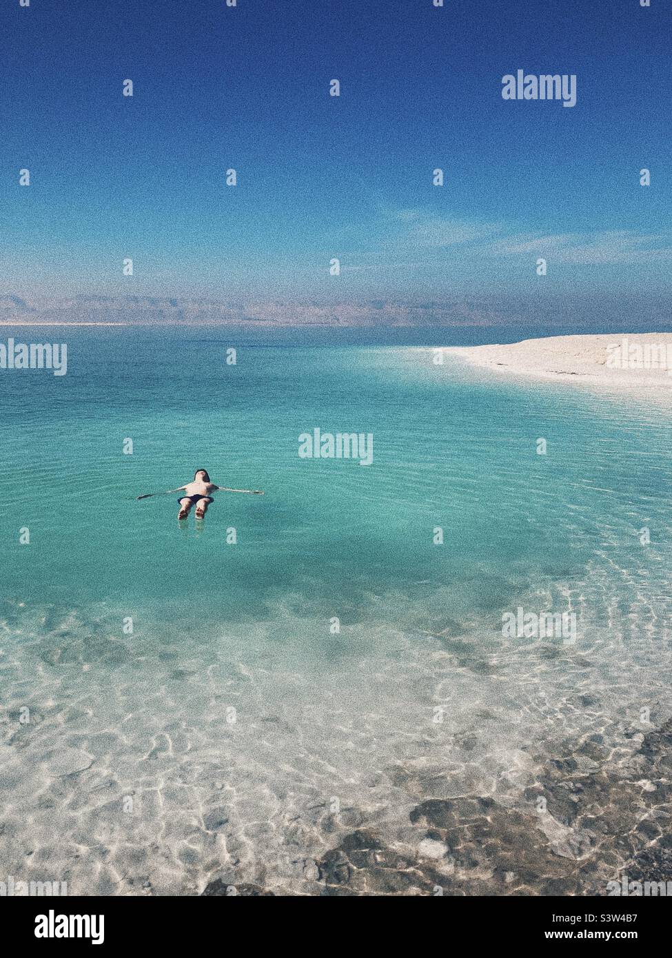 Dead sea floating jordan hi-res stock photography and images - Alamy