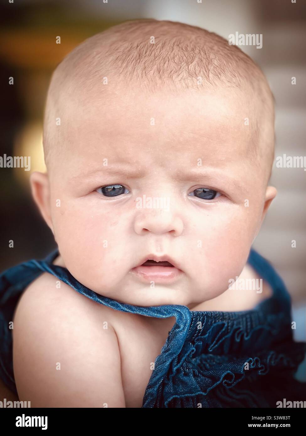 Big beautiful blue eyes hi-res stock photography and images - Alamy