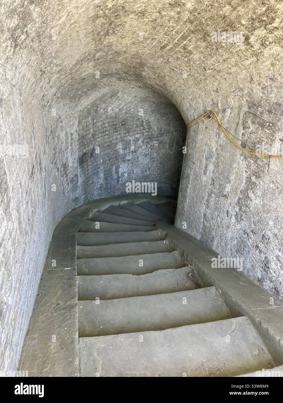Brick staircase in a Napoleonic fortification Stock Photo - Alamy
