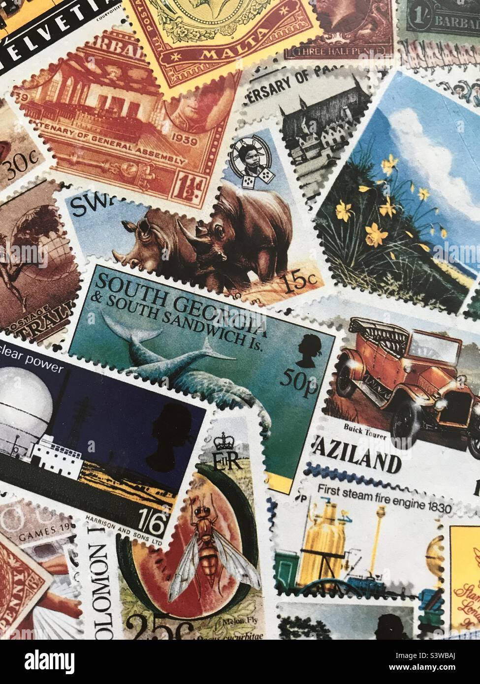 World of stamps hi-res stock photography and images - Alamy