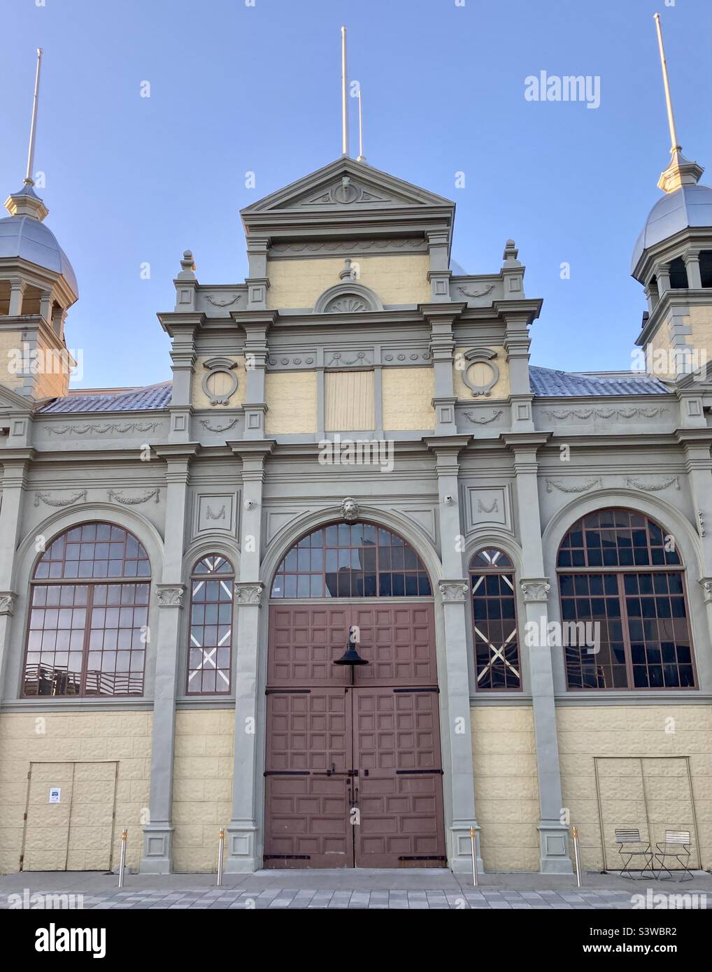 The north side entrance to the Aberdeen Pavillion, also known as the ...