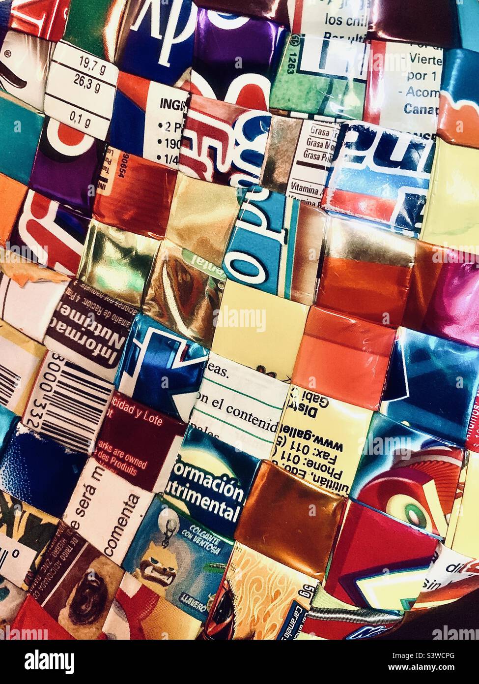 Colorful pop collage background Stock Photo - Alamy