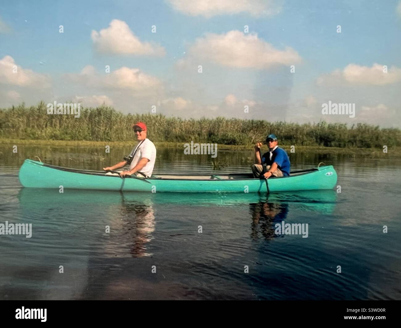 Canoeing in the Danube Delta, Romania Stock Photo - Alamy