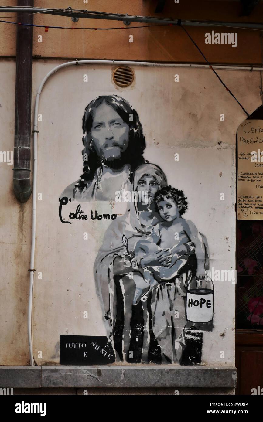 Jesus street art hi-res stock photography and images - Alamy
