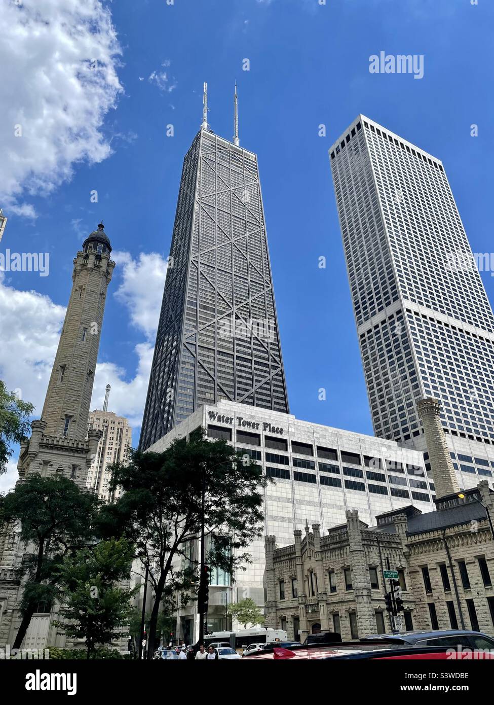 Chicago water tower place Stock Photo - Alamy