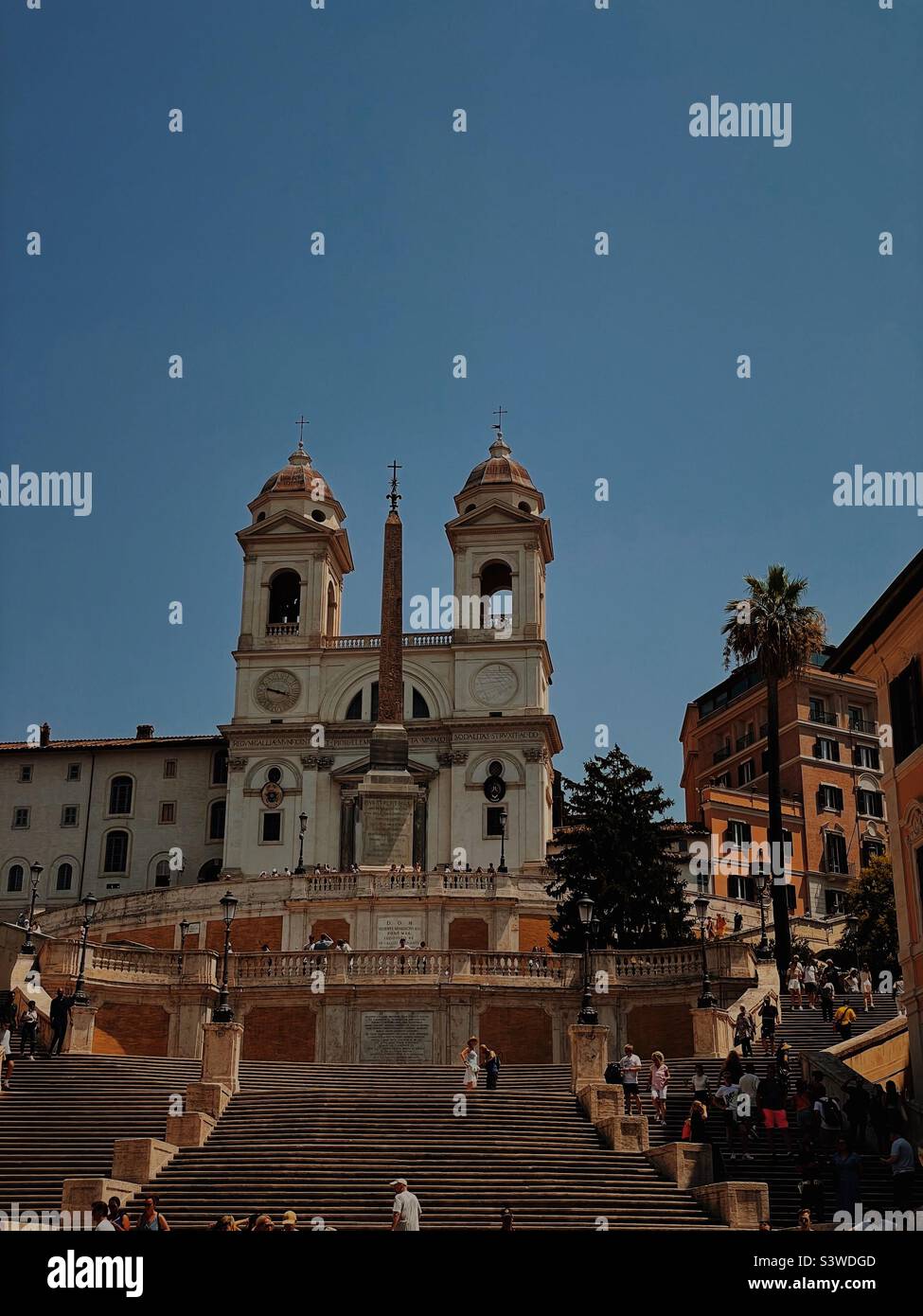 The Spanish steps are justifiably one of the most crowded areas in Rome ...
