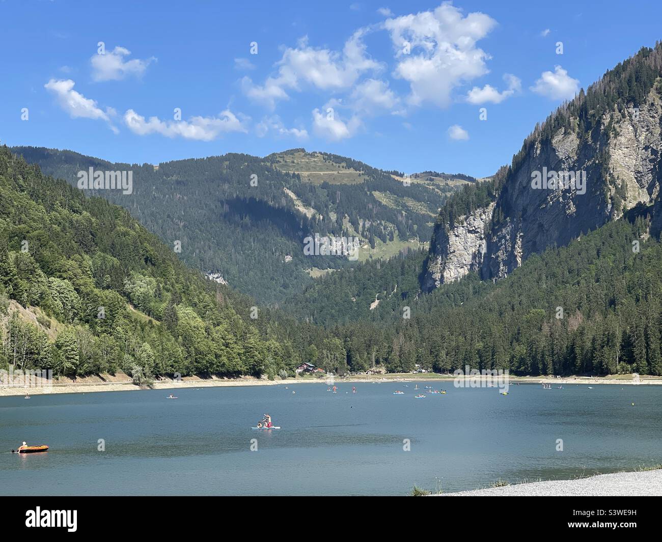 Lake Montriond, France Stock Photo - Alamy Lake Montriond, France Stock Photo - Alamy