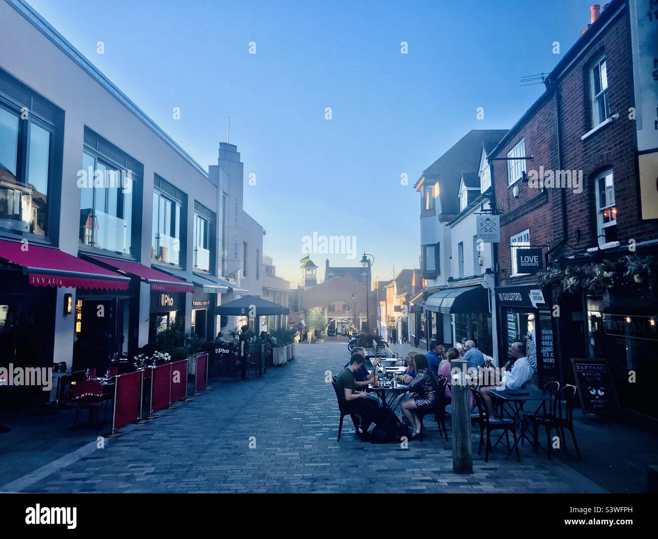 A street in Guildford, UK Stock Photo - Alamy